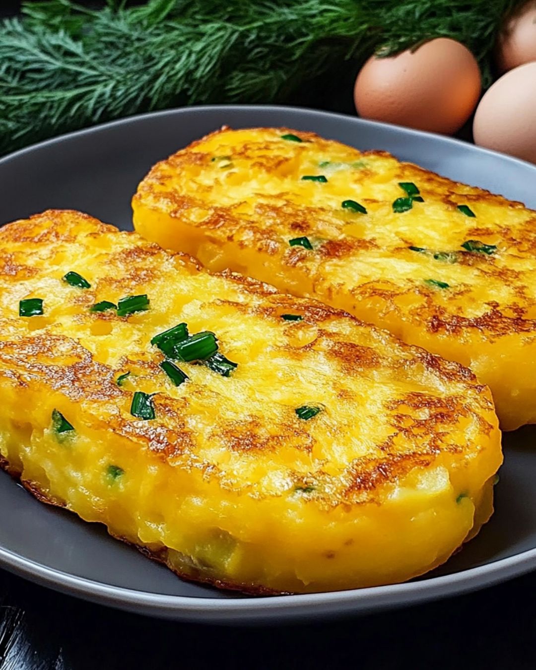 Einfach Kartoffeln und 2 Eier mischen für ein unglaubliches Gericht ...