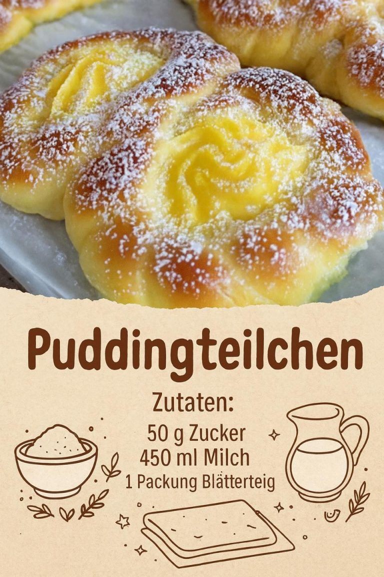 Puddingteilchen schmecken garantiert wie vom Bäcker! – Koch Boss Rezepten