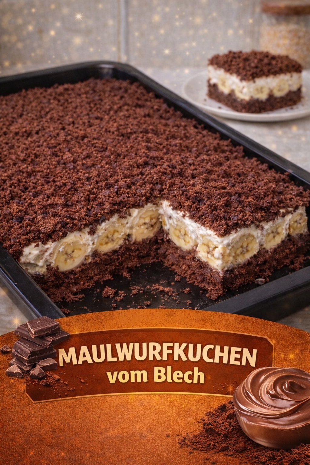 Maulwurfkuchen vom Blech – so cremig & besser als das Original – Koch ...