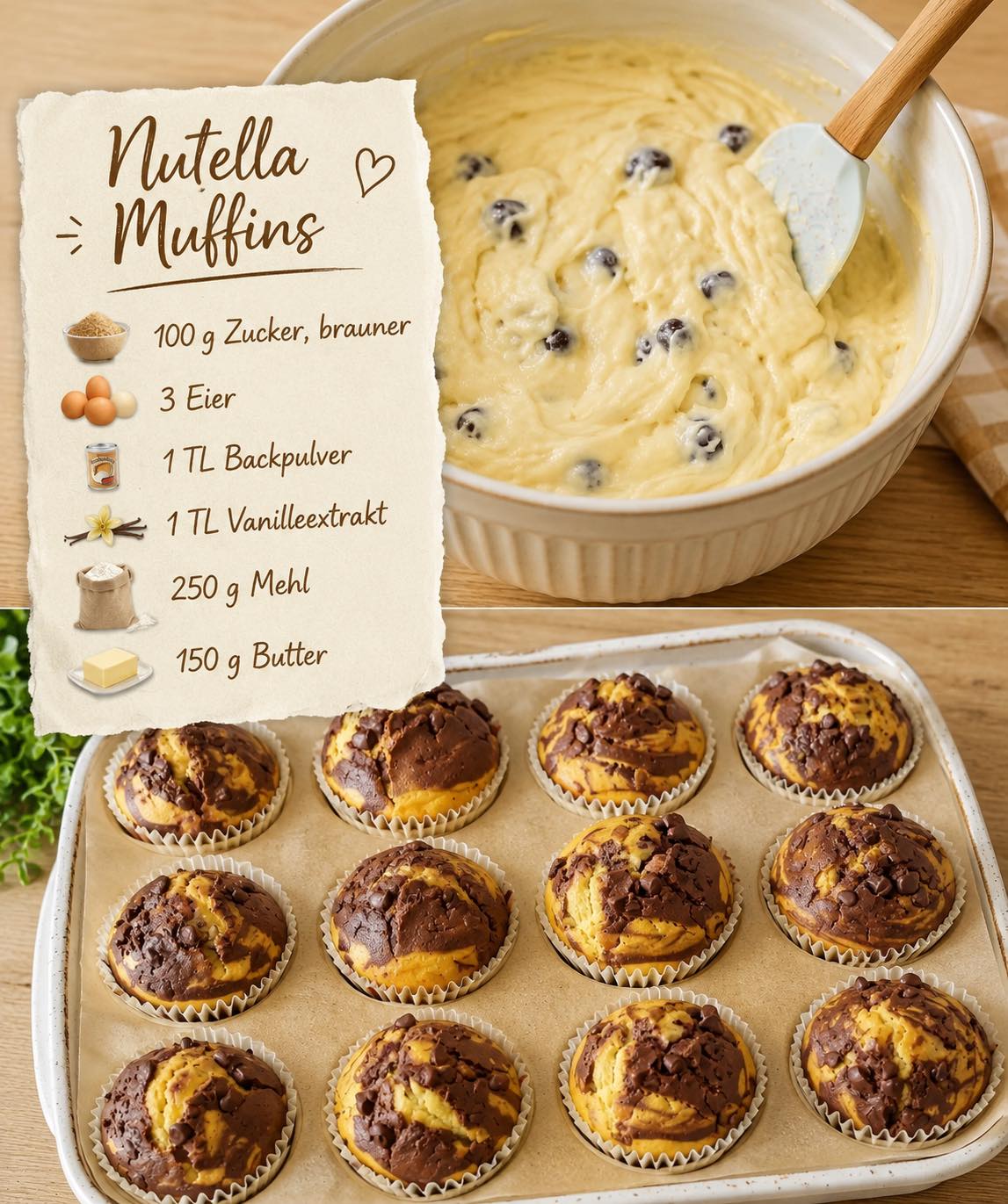 Nutella-Muffins – Koch Boss Rezepten